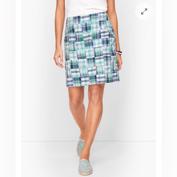 Talbots | Skirts | Euc Talbot Madras Skirt Size Estimated See Measurements In Pictures | Poshmark